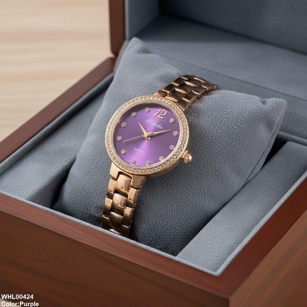 WHL00424 IWA Round Stone Dial Women's Watch - WHL – TJ Watches